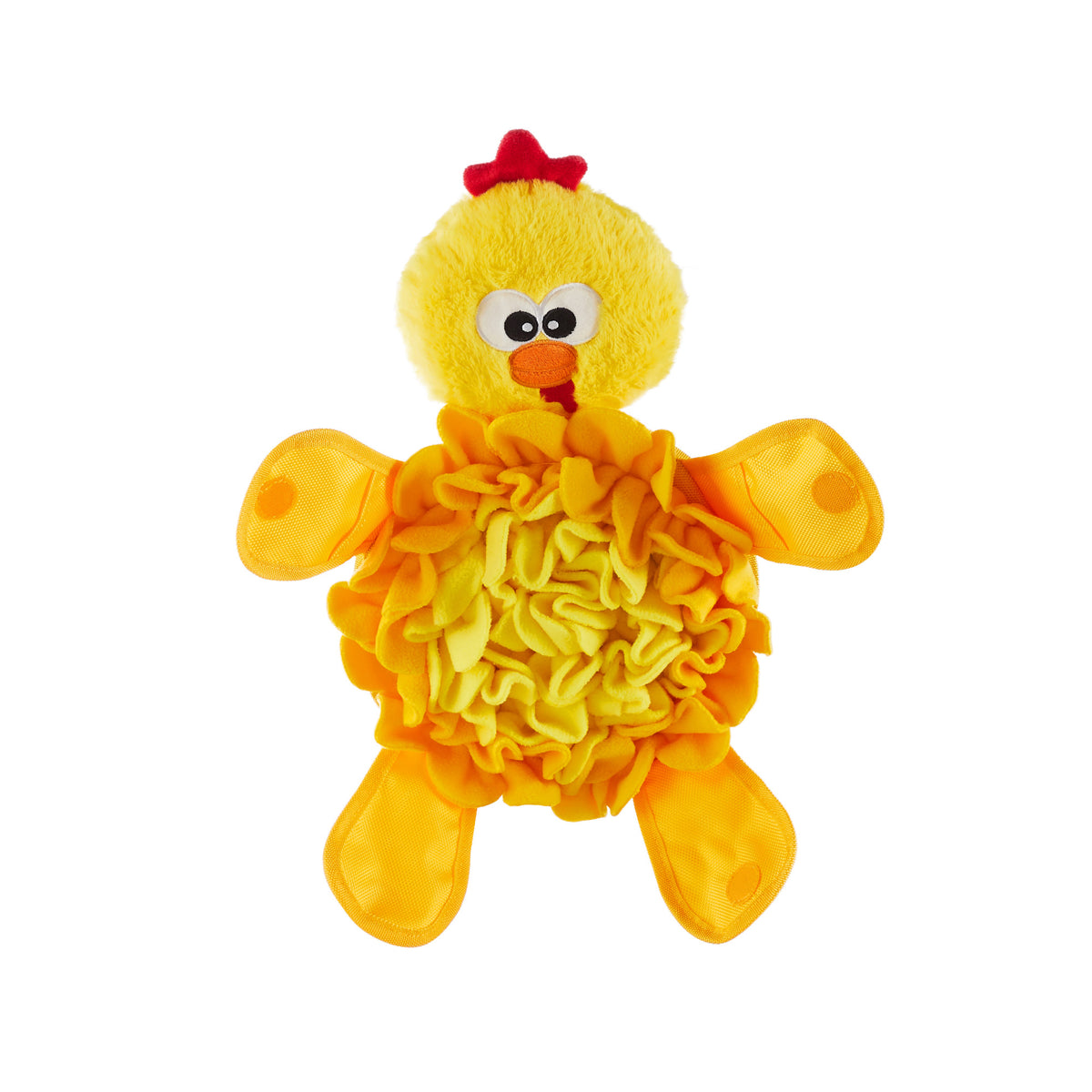 Nina Ottosson Snuffle Palz Chicken Interactive Plush Dog Puzzle Toy Ye